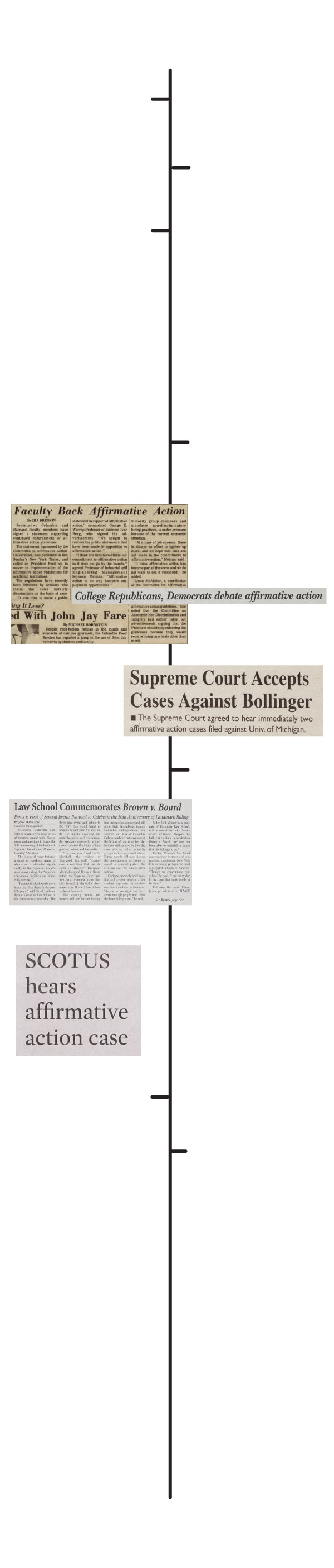 A history of affirmative action at Columbia and Barnard